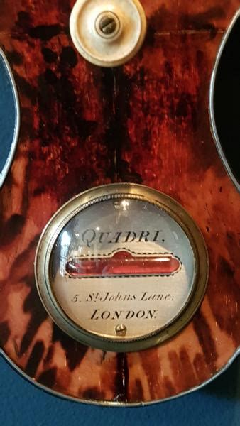 Superb Victorian Tortoise Shell Banjo Barometer Sturmans Antiques