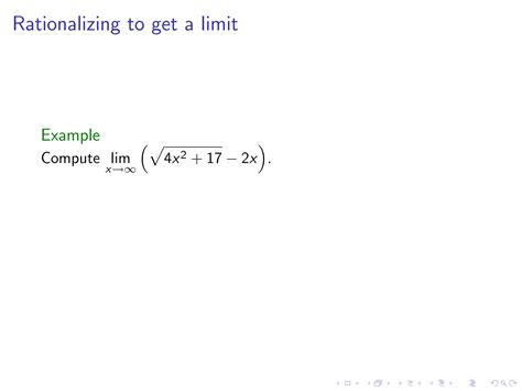 Lesson Limits Involving Infinity PDF