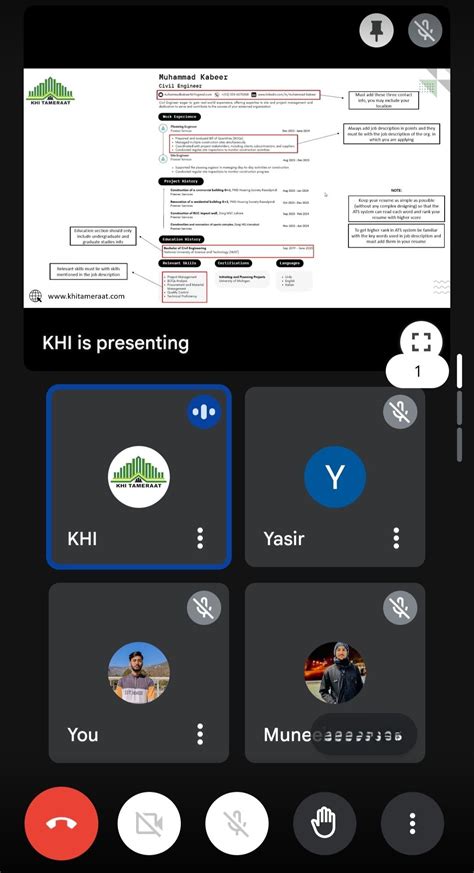 Muhammad Kabeer Re On Linkedin Civilengineering Webinar Careerdevelopment Resumebuilding