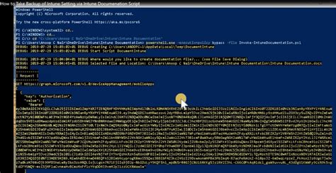 How To Take Backup Intune Settings Automatically