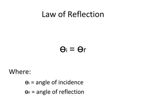 The Nature And Propagation Of Light PPT