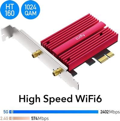 Cudy WE4000 Wireless Wi Fi Bluetooth PCIe Adapter Price In Pakistan