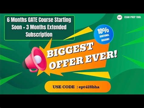Exampreptool On Linkedin Biggest Offer Ever 6 Months Gate Cse And Gate Da Course Launch