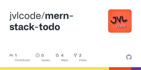 GitHub Jvlcode Mern Stack Todo