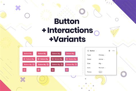 Button Interactions Variants Figma