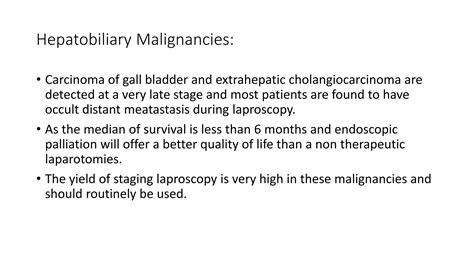 Role Of Diagnostic Laproscopy In Abdominal Malignanciespptx
