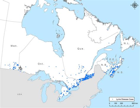 Lyme Disease Surveillance In Canada Annual Edition 2018 Canadaca
