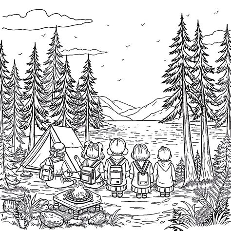 Best Girl Scout Coloring Pages Free Printable Pdf