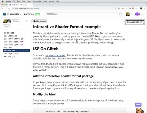 Using And Creating ISF Compositions ISF Documentation