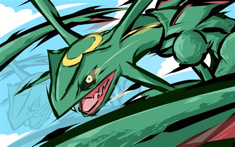 Hd Wallpaper Pokemon Rayquaza Wallpaper Pokémon Vector Illustration