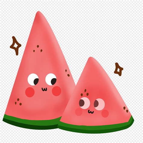 귀여운 수박 Png 일러스트 무료 다운로드 Lovepik