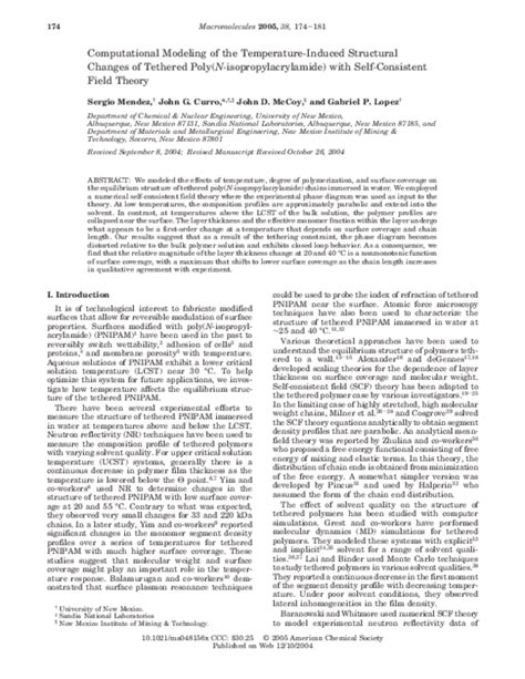 pdf computational modeling of the temperature induced structural