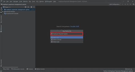 Employee Payment Management System Project In Python