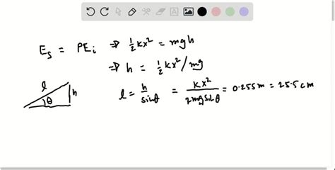 A A 50 G Ice Cube Can Slide Without Friction Up And Down A 30 Slope The Ice Cube Is Pressed