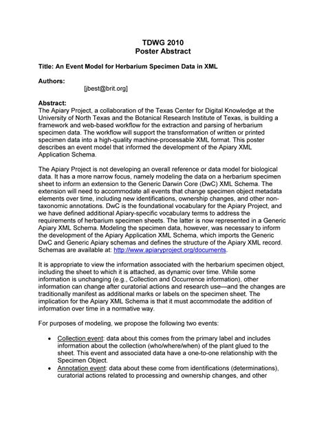 Writing A Poster Abstract