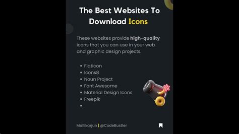 🔥websites To Download Icons Short Codebustler Icons Webdevelopment Youtube