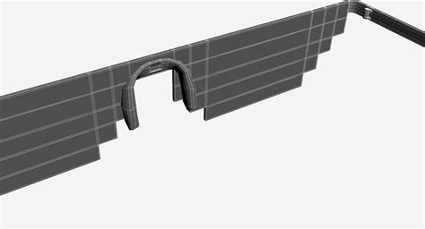 Thug Life Pixel Sunglasses 3d Model 29 C4d Fbx Obj Max Free3d