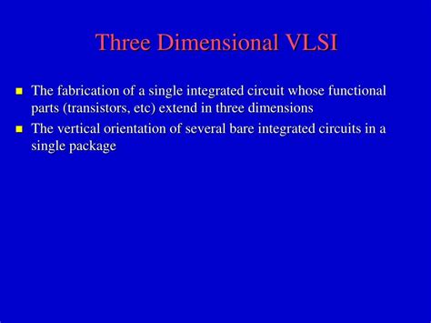PPT VLSI Technology PowerPoint Presentation Free Download ID 1267492