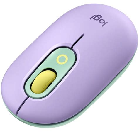 Logitech Pop Mouse Cosmos Emoji Tuşlu Sessiz Kablosuz Lila Mouse 910 006650
