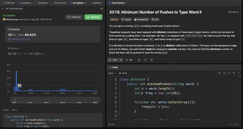Daily Leetcode Challenge Number Of Pushes To Type Word Ii Shiva Kumar Posted On The Topic