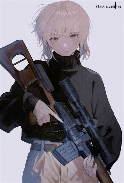 Nagamerin Rico Gunslinger Girl Gunslinger Girl Absurdres Highres 1girl Androgynous