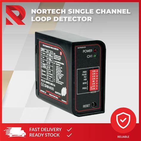 Nortech 1ch Loop Detector For Barrier Lazada
