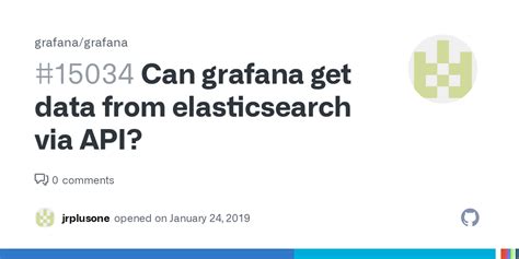 Can Grafana Get Data From Elasticsearch Via Api · Issue 15034