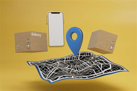 Destino En El Mapa Ordenar La Entrega De Paquetes A La Dirección