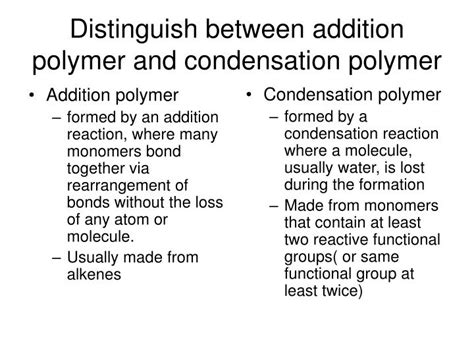 PPT Condensation Polymers PowerPoint Presentation ID 1144700