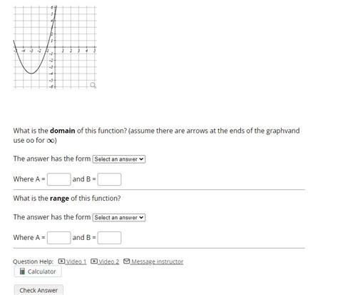 Solved Find The Domain Of A Graph Chegg Com