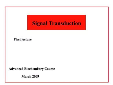 Ppt Signal Transduction Powerpoint Presentation Free Download Id 4154050