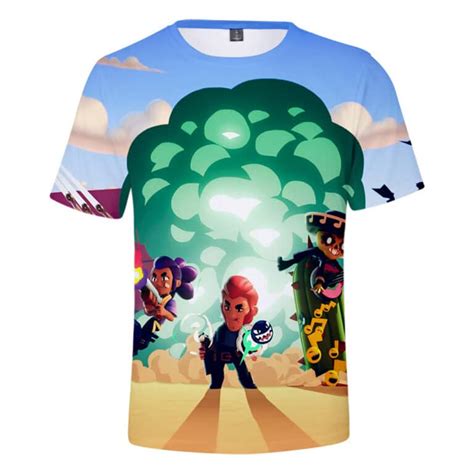 Brawl Stars Camiseta Predeterminada Colt Poco Shelly Pelea De Estrellas