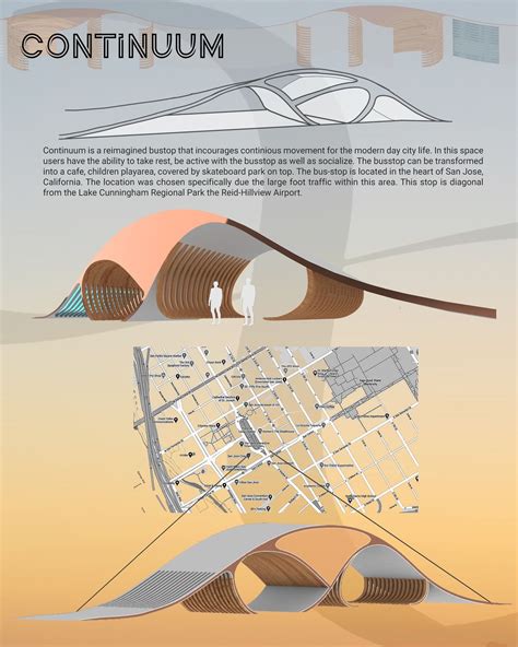 Continuum Architecture Project Bus Stop Design Architecture Design Process Conceptual