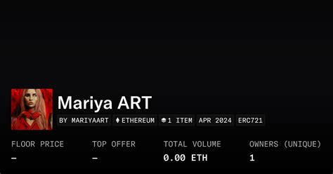 Mariya Art Collection Opensea