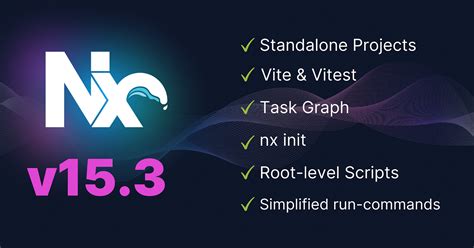 Nx 15 3 Standalone Projects Vite Task Graph And More Nx Blog