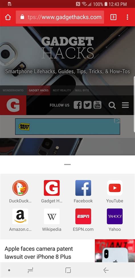How To Move Chrome S Address Bar To The Bottom Of Your Screen On Android Android Gadget Hacks