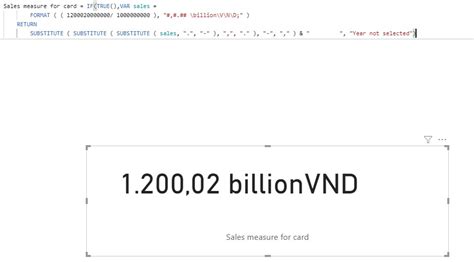 Solved Custom Format Thousand Separator In A Dax Measur