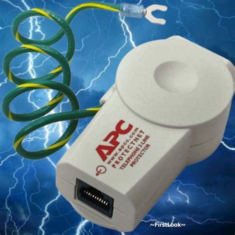 Apc Telephone Adsl Modem Fax Line Surge Protector • Gadget City