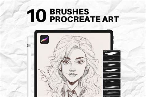Brushes Procreate Art Graphic By Becreate · Creative Fabrica