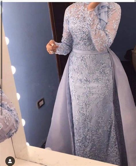 منفوش أو باكستنشن فساتين سواريه للمحجبات اختارى منها لإطلالة حشمة