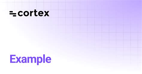 Example Cortex