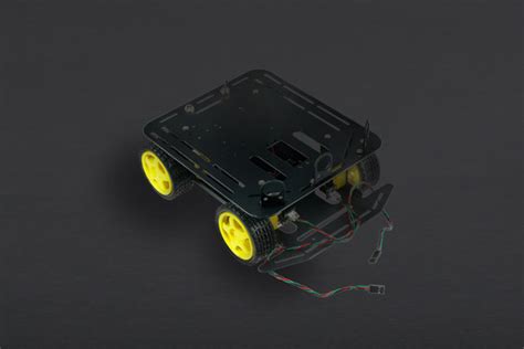 Baron 4wd Mobile Robot Platform For Arduino With Encoder Dfrobot