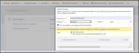 HOW TO CREATE WORKFLOWS IN MICROSOFT DYNAMICS