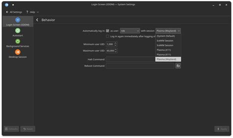 kde plamsa can t revert from wayland to x11 applications opensuse