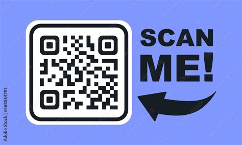 Scan Me Icon With QR Code Symbol Or Emblem QR Code Scan For Smartphone Scan Me Icon QR Code
