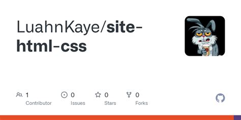 Github Luahnkaye Site Html Css