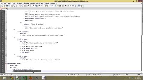 denizen scripting tutorials questing 202 expanding the kill listener