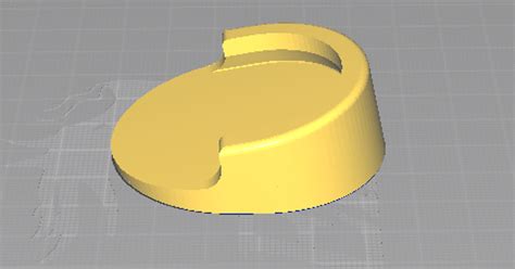 Angled Popsocket Mount By Burritosandwich Download Free Stl Model