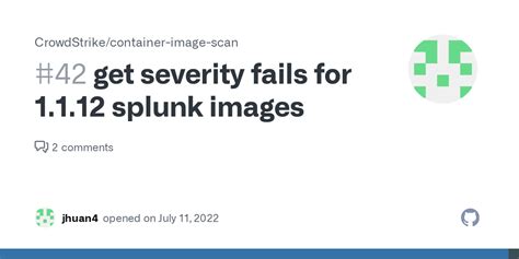 Get Severity Fails For 1 1 12 Splunk Images · Issue 42 · Crowdstrike