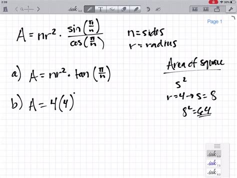 Solvedthe Area Of A Regular Polygon That Has Been Circumscribed About A Circle Of Radius R See